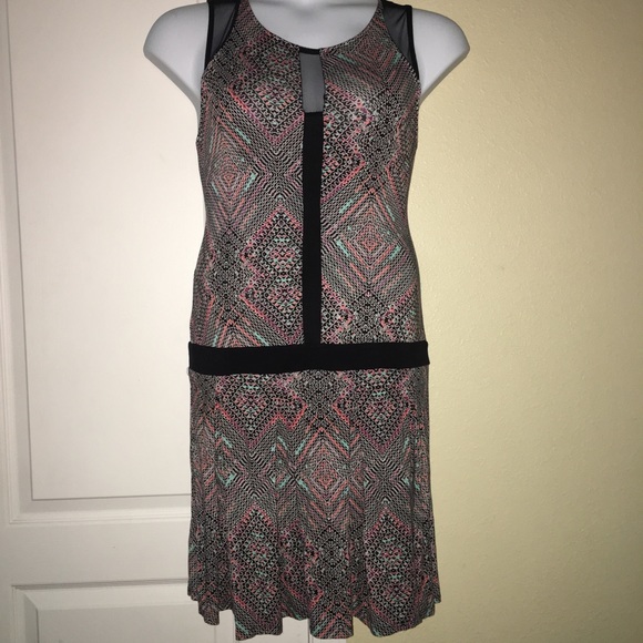 Mossimo Supply Co. | Dresses | Mossimo Graphic Dress With Cutouts Size ...